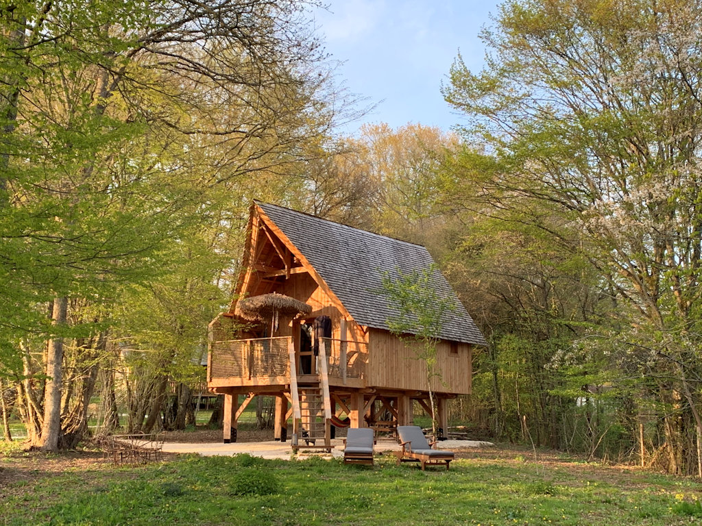 Cabane de Brigitte et Christian - Ecolodge Beauregard, shack Treigny ...